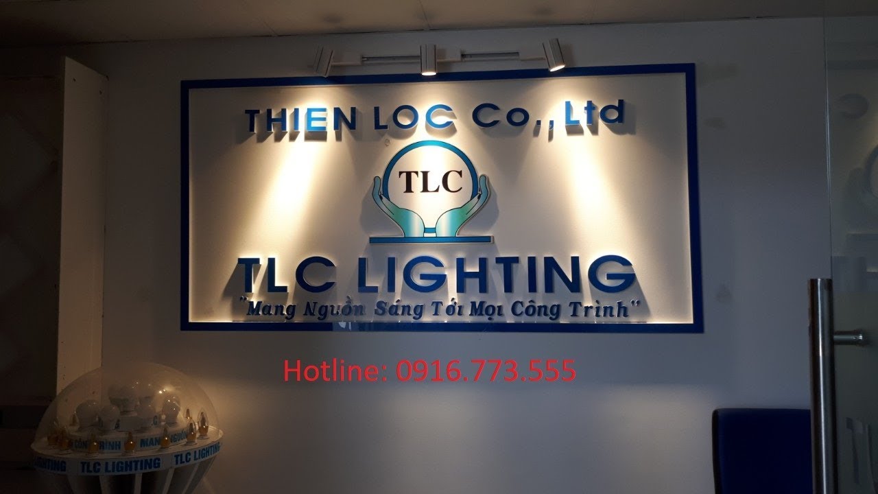 Giới thiệu nhà máy sản xuất đèn led TLC Lighting Việt Nam 2017 - YouTube
