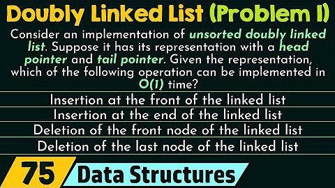 Doubly Linked List - Solved Problems - YouTube