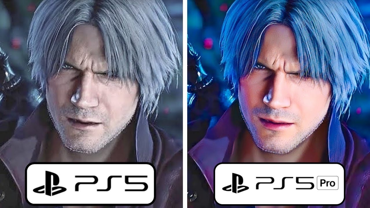 Devil May Cry 5 PS5 vs PS5 Pro Graphics Comparison - YouTube