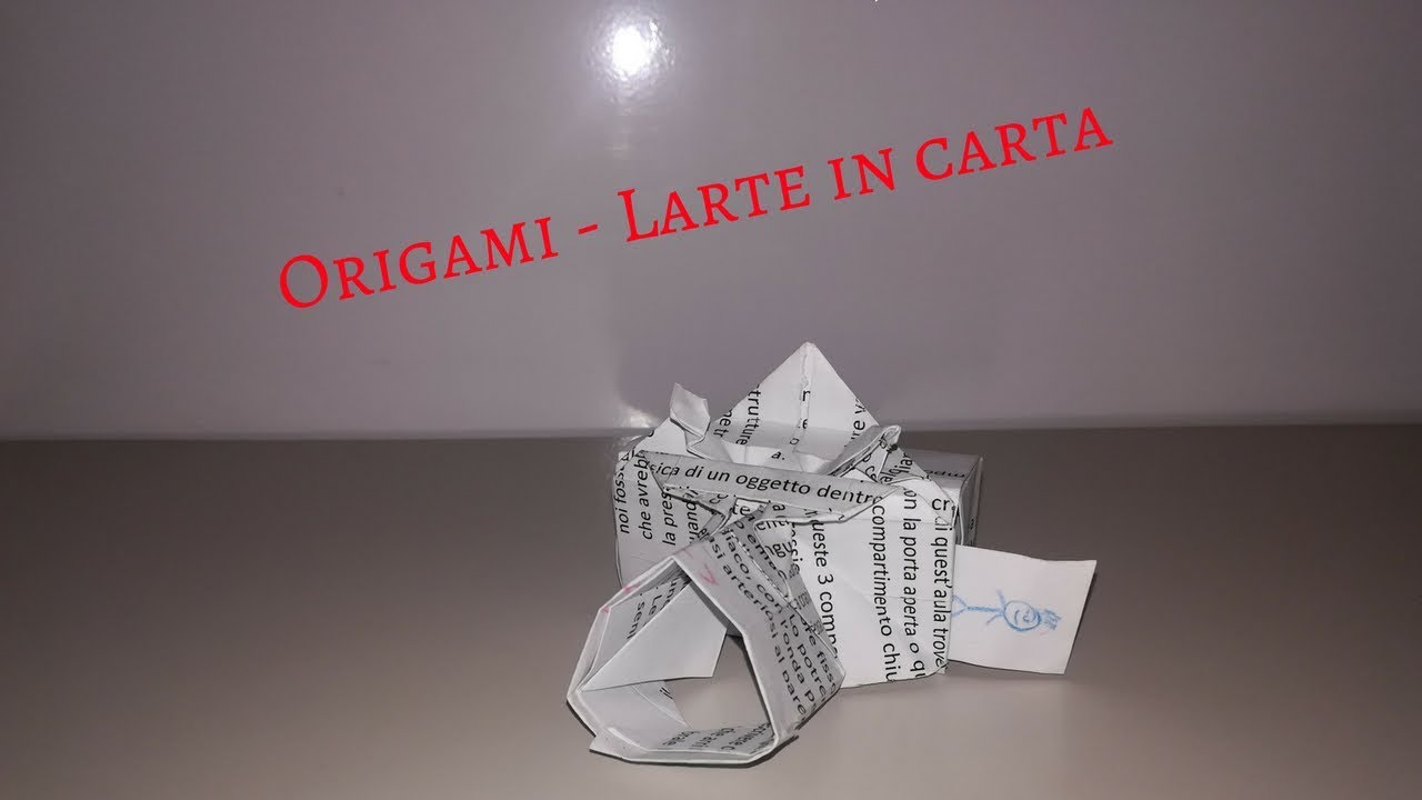 HOW TO MAKE AN ORIGAMI CAMERA - COME FARE UNA MACCHINA FOTOGRAFICA AD ...