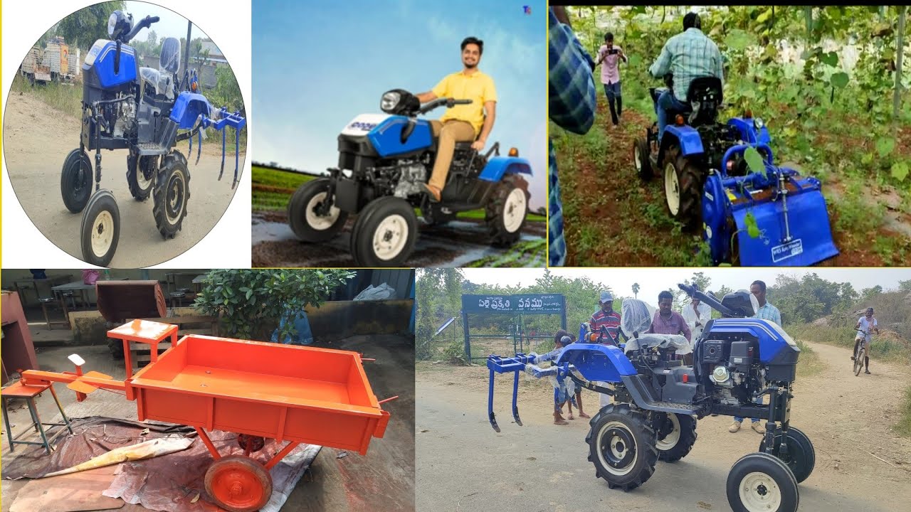 HONDA GX390 MODEL SWARAJ CODE MINI POWER TRACTOR 12HP - YouTube