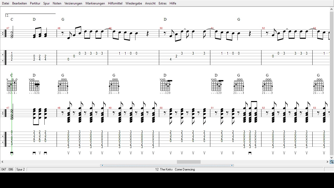 The Kinks - Come Dancing - Tabs - YouTube