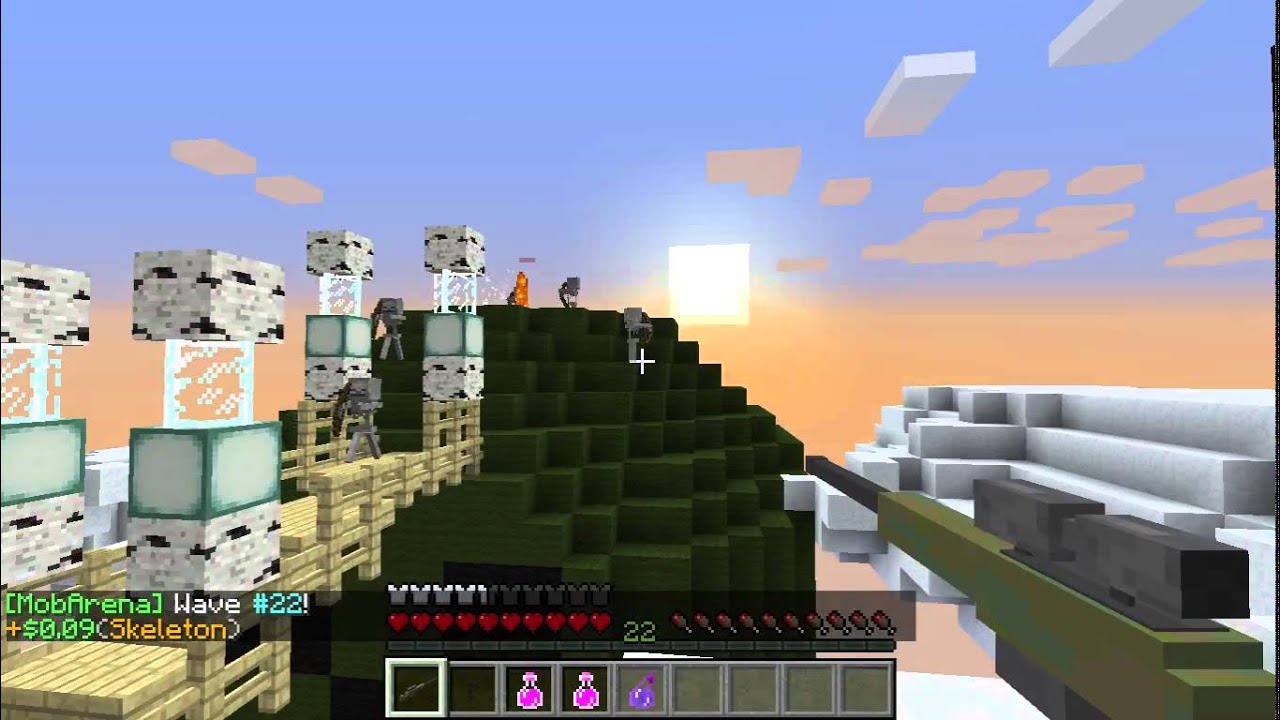 MineCraft-GUNCOLONY 3! SKYLANDS! - YouTube