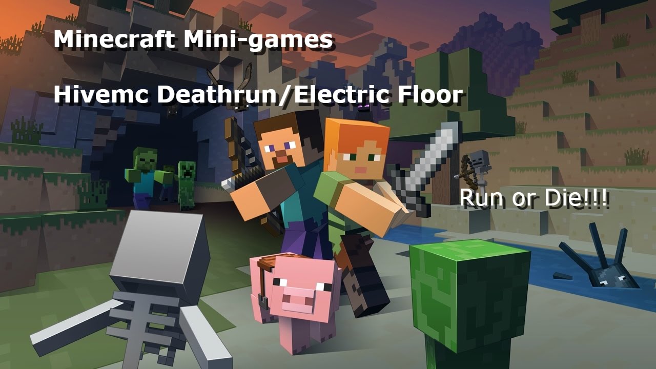 Minecraft | Mini-games {HiveMC} Deathrun run or die!! - YouTube