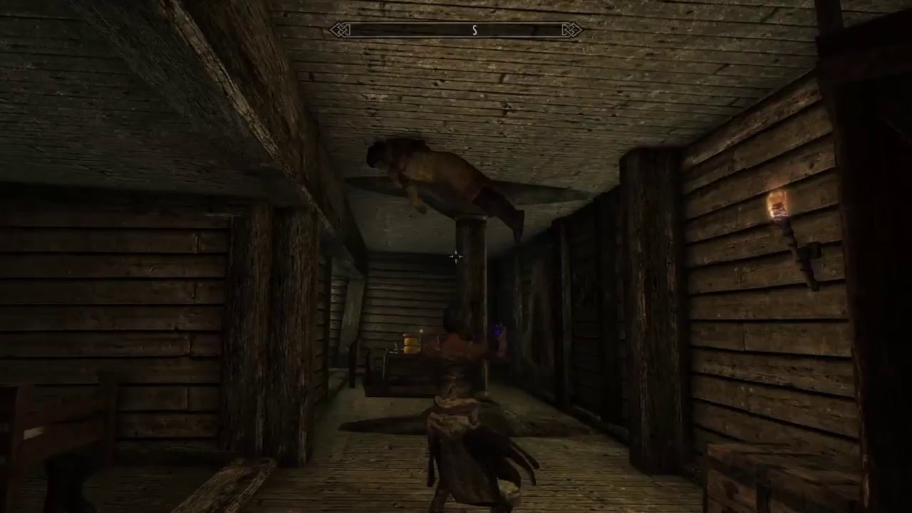 Skyrim 3rd person mage gameplay - YouTube