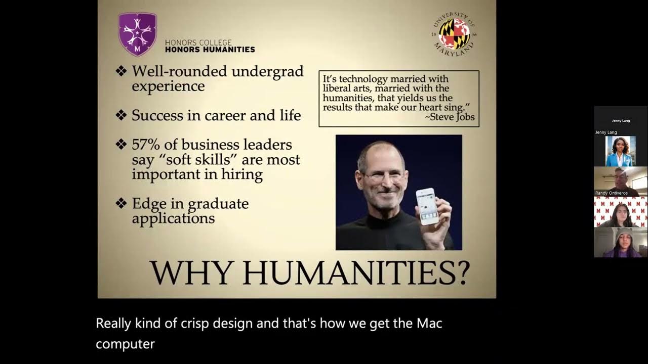 UMD Honors College: Honors Humanities Information Session - YouTube
