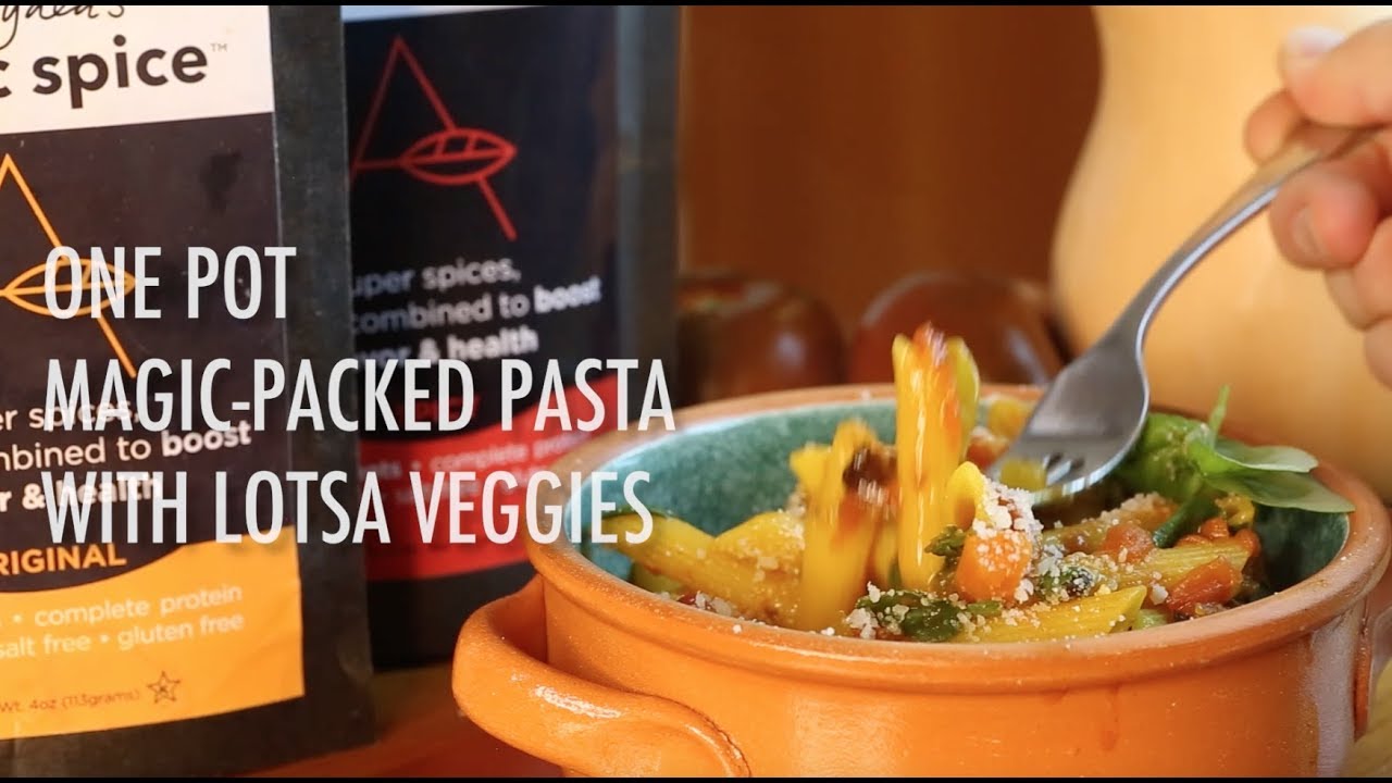 One Pot Magic-Packed Pasta With Lotsa Veggies - YouTube