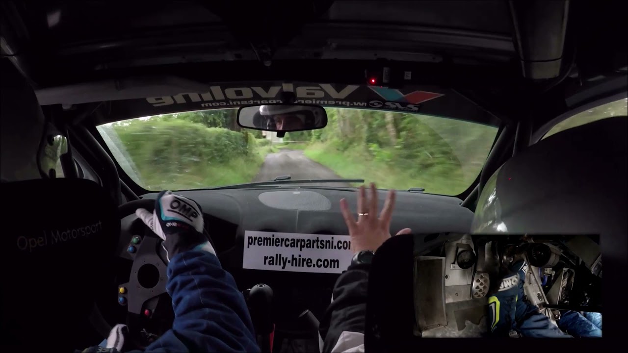 Ulster Rally 2018 - Stage 10 Lisnamuck 2 - Jordan / Paul Hone - YouTube