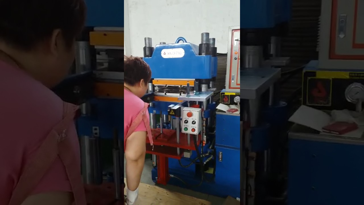 How To Operate Automatic Rubber Molding Press Machine - YouTube