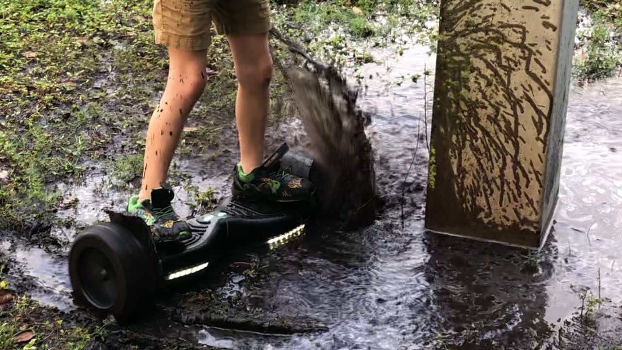 Xprit 8.5 inch Hoverboard MUD TEST off-road - YouTube