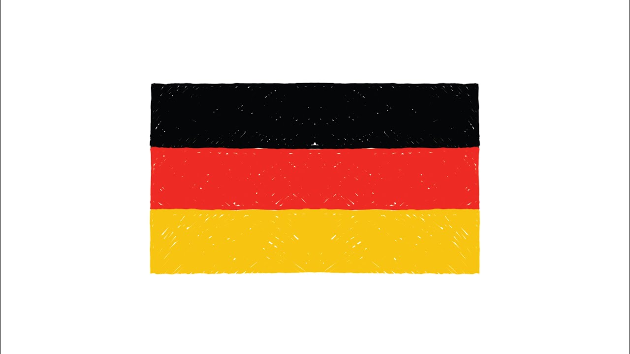 Germany Flag | Sketch #germany #drawing #flag #geography #art - YouTube