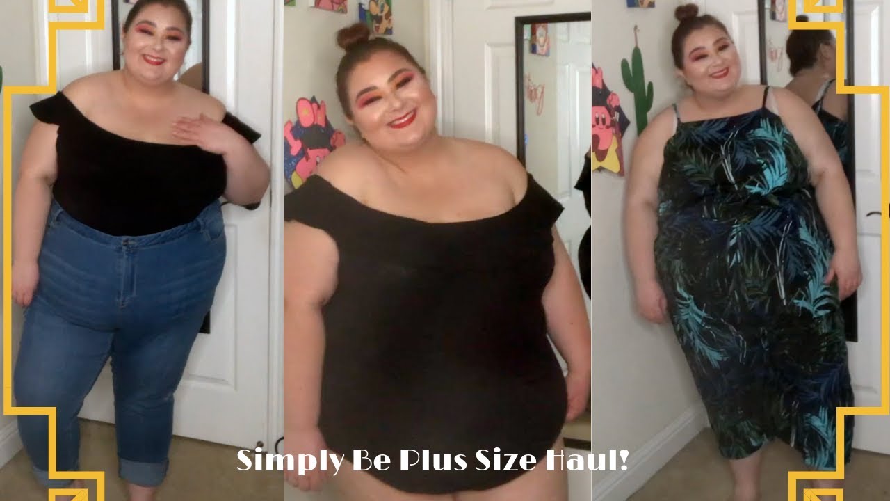 Early Spring Simply Be Plus Size Haul and Try On | I'm Back! - YouTube