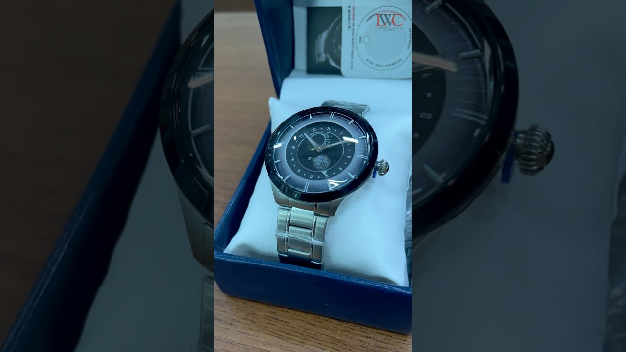 Titan Luna Sun Moon Phase in Frost Grey - Stellar Edition Watch ...