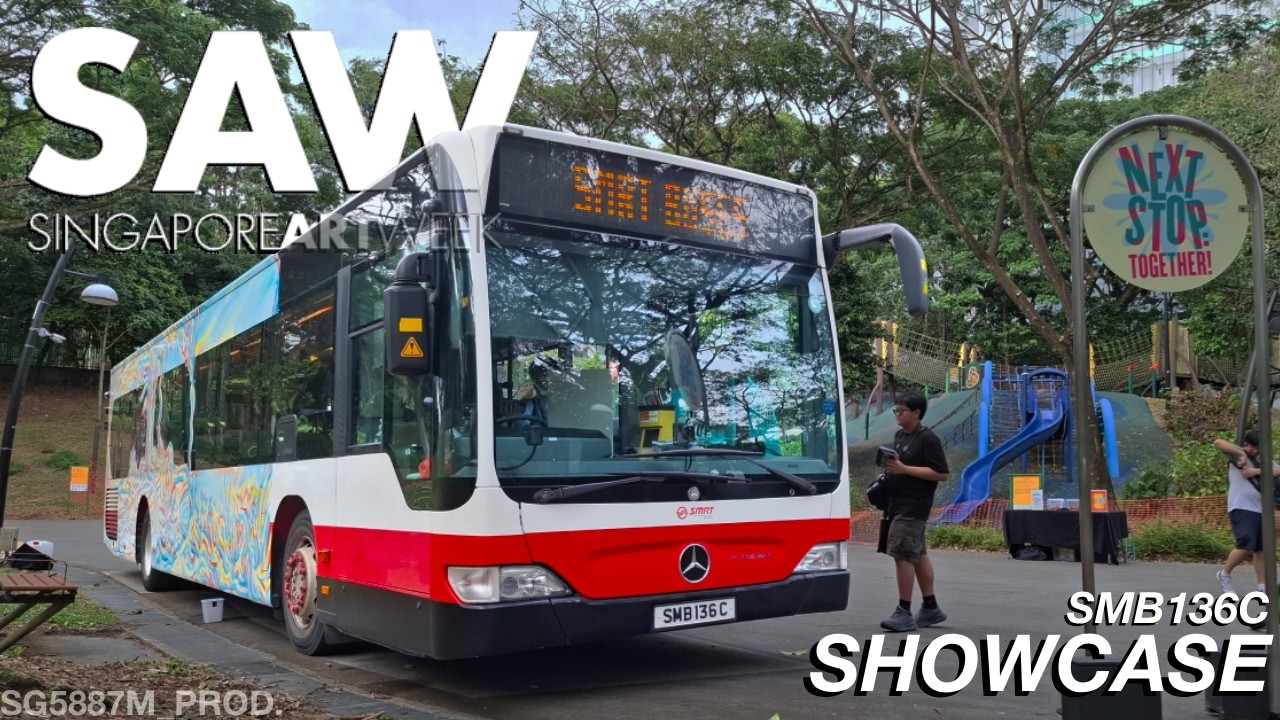 [SMRT] Singapore Art Week (SAW) Next Stop Bus Showcase @ Admiralty Park ...