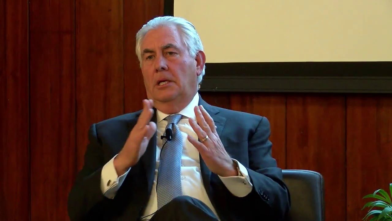 VIP Speaker Series: ExxonMobil's CEO Rex Tillerson - YouTube