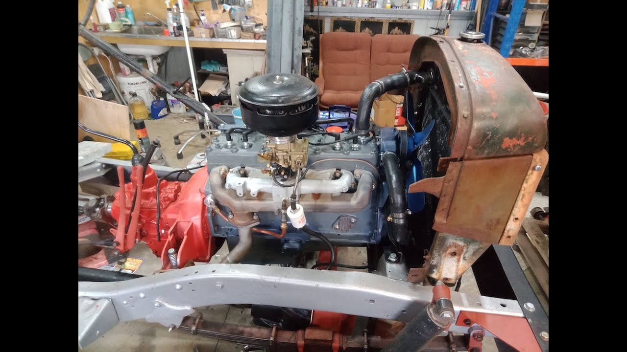 '52 Dodge Power Wagon , 230 cu in Engine reborn. - YouTube
