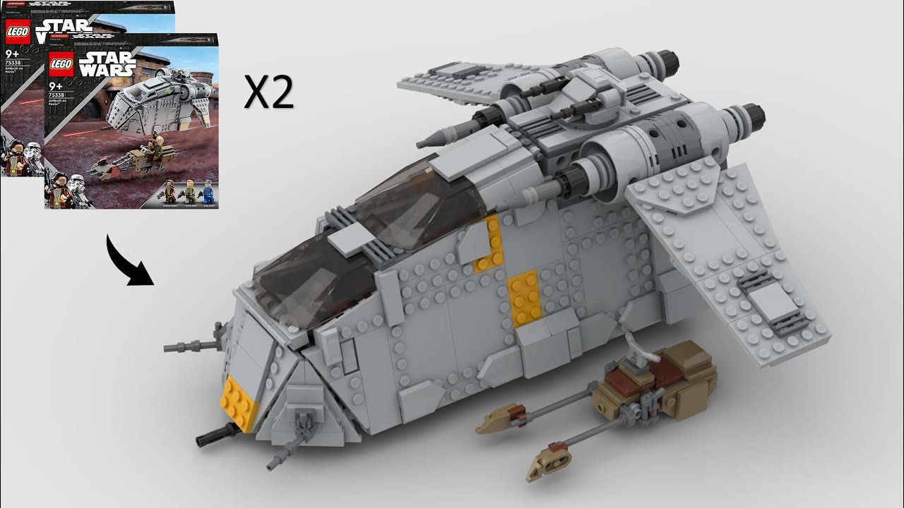 LEGO Star Wars Imperial LAAT Gunship - Alternate Build of 2 x 75338 ...
