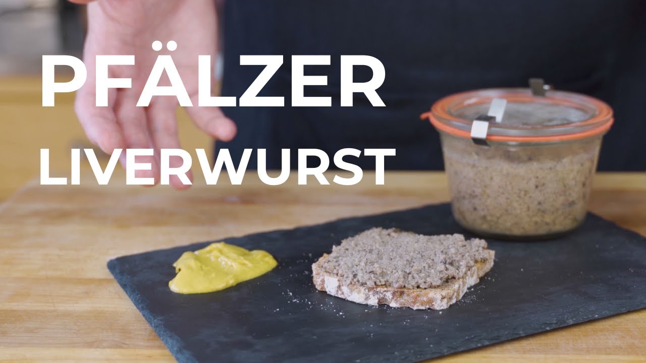 Pfälzer Leberwurst - A Regional Specialty Liverwurst - YouTube