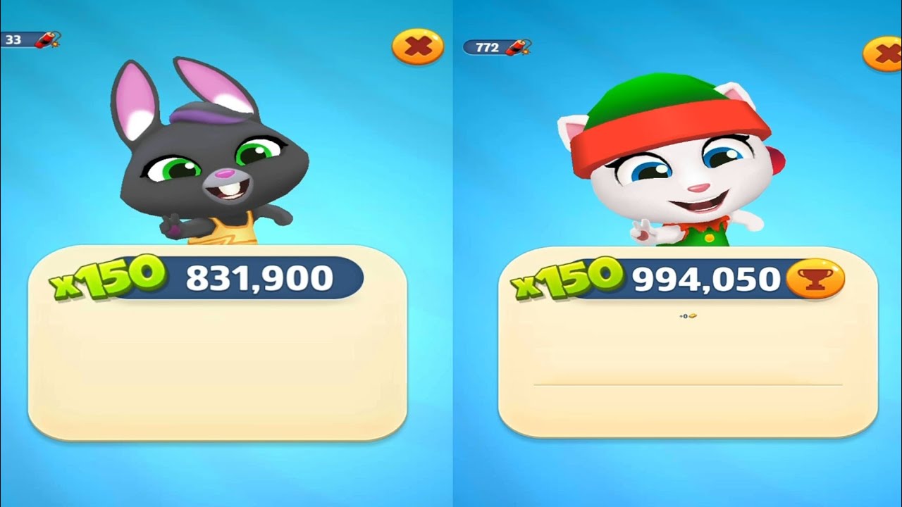 Talking Tom Elf Angela Reverse Gameplay - YouTube