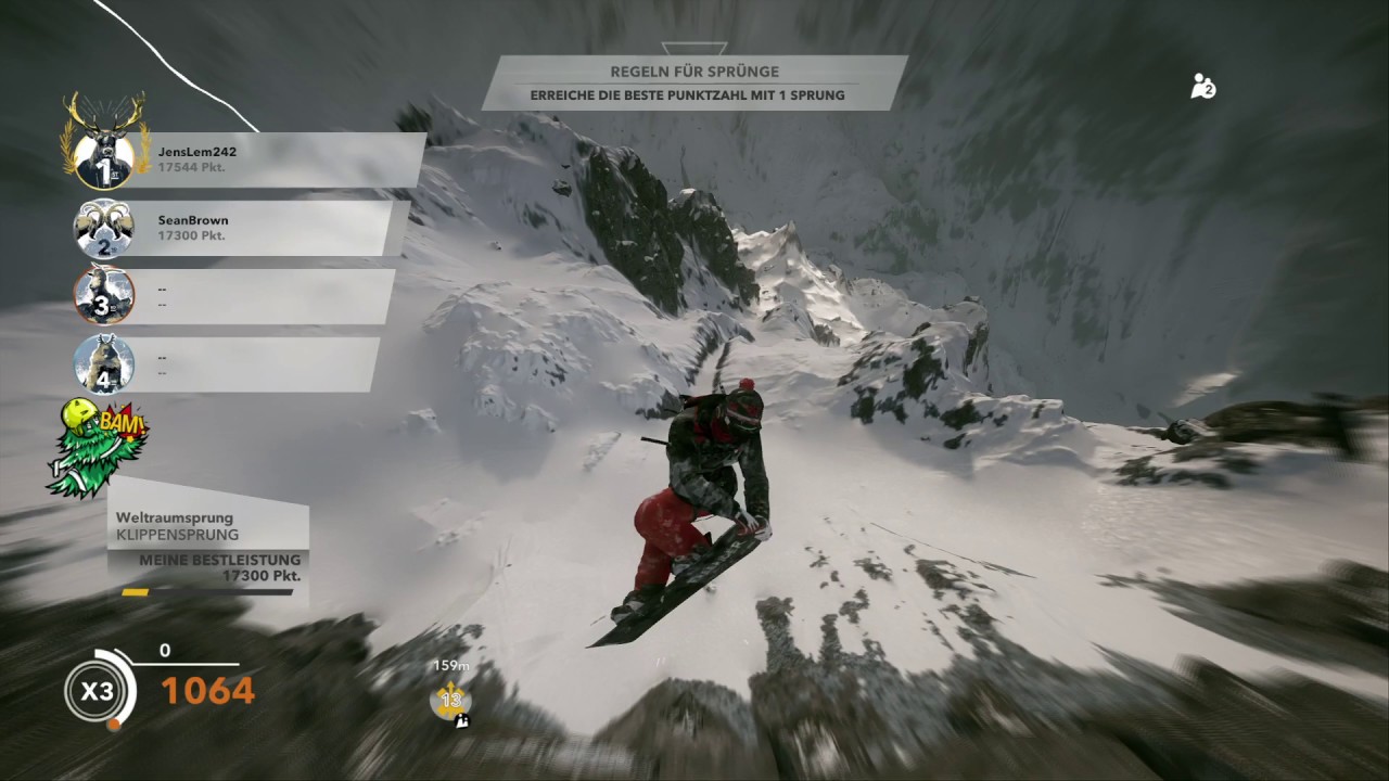 STEEP - WELTREKORD - Snowboard - Freestyler - Weltraumsprung - Gold ...