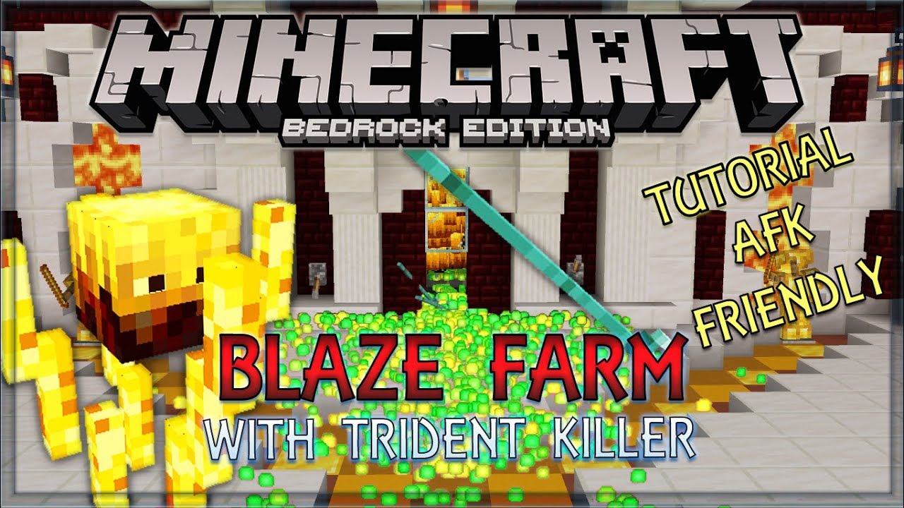 Blaze Farm Tutorial built on Truly Bedrock | Minecraft Bedrock Edition ...