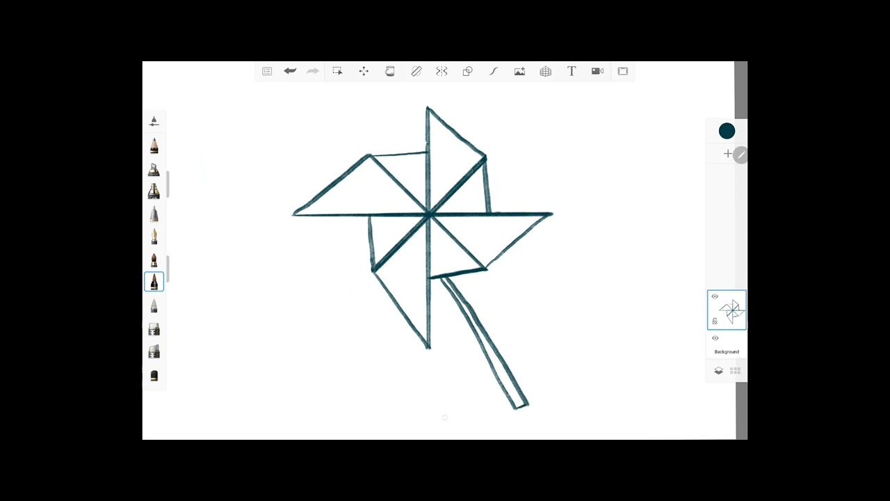 how to draw a paper propeller - YouTube