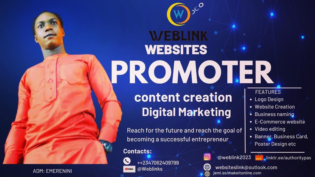 A content creator and a website/digital promoter with the skills of ...