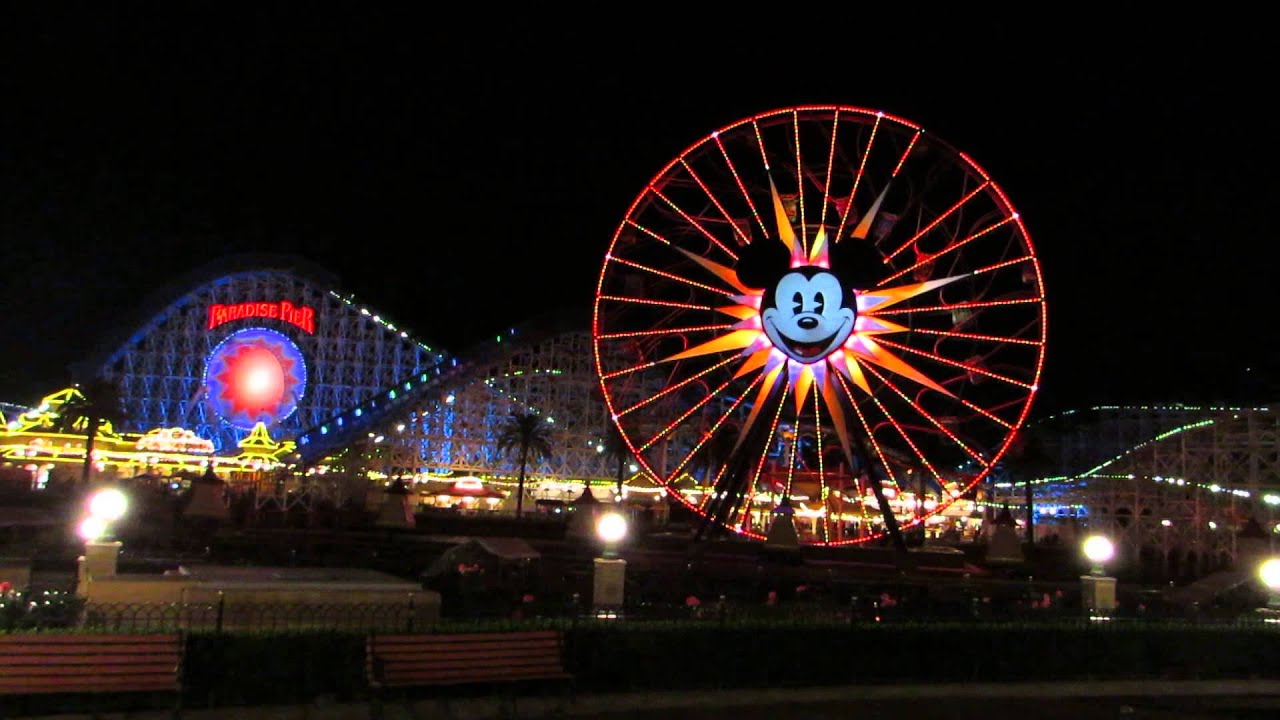 mickeys fun wheel disneyland - YouTube