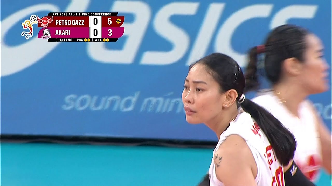 Jonah Sabete gazzed up for set 1 | 2023 PVL All-Filipino Conference ...