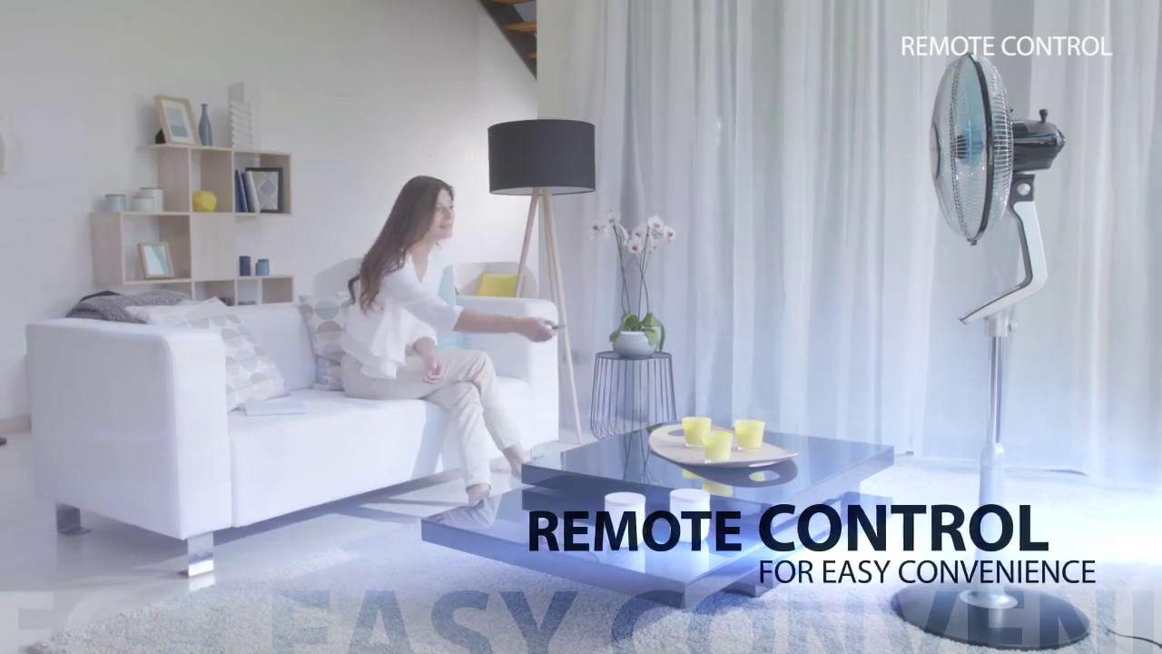 Rowenta Turbo Silence Extreme Stand Fan – Remote Control - YouTube