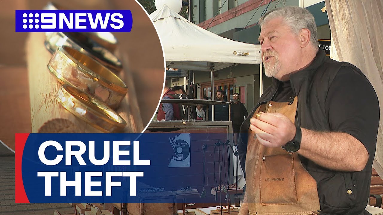 Thief steals thousands of hand-made rings from Manly market | 9 News ...