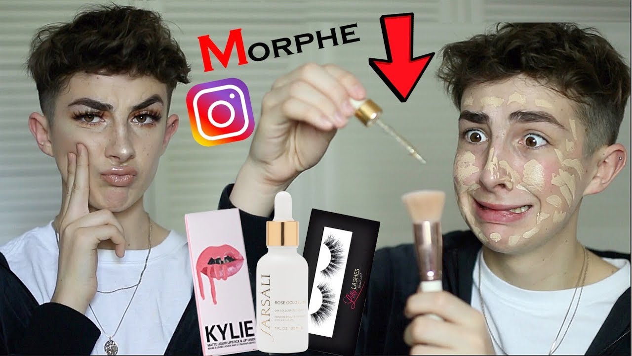 Full Face of Instagram Hyped Makeup (a hot mess) - YouTube