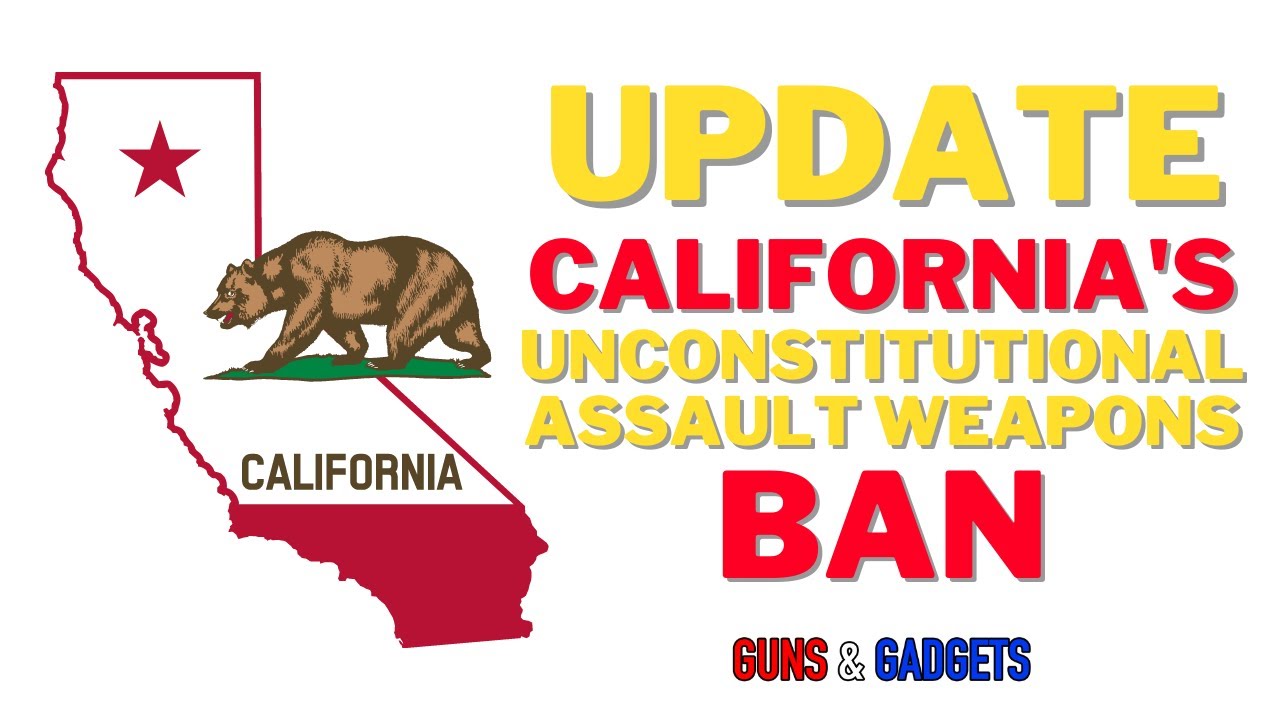 UPDATE on California's Unconstitutional Assault Weapons Ban Case - YouTube
