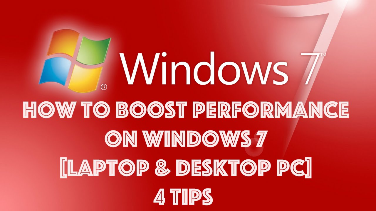 ONLY WAY - boost performance on windows 7 - YouTube