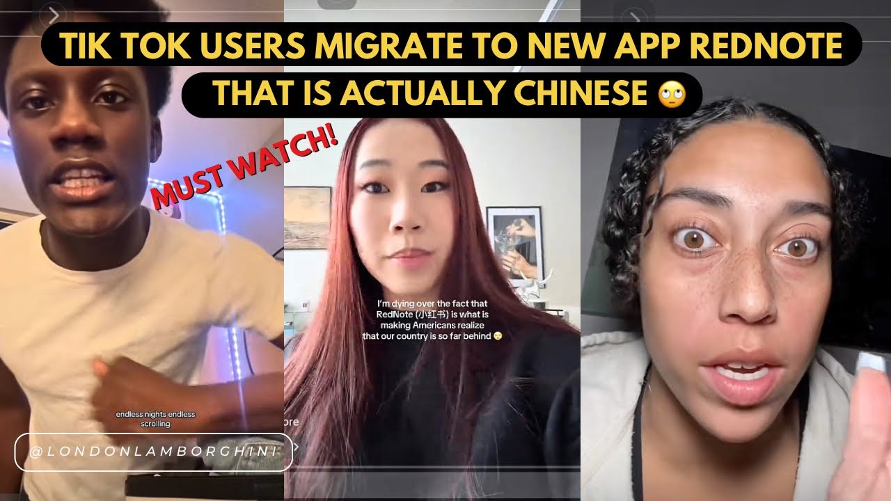 EVERYONE’S LEAVING TIKTOK FOR REDNOTE?!? GIRL, WHAT IS HAPPENING - YouTube