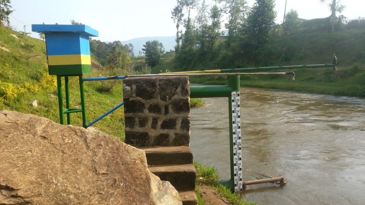 🔴Telemetry hydrometric stations in Rwanda || Water level measurement in ...