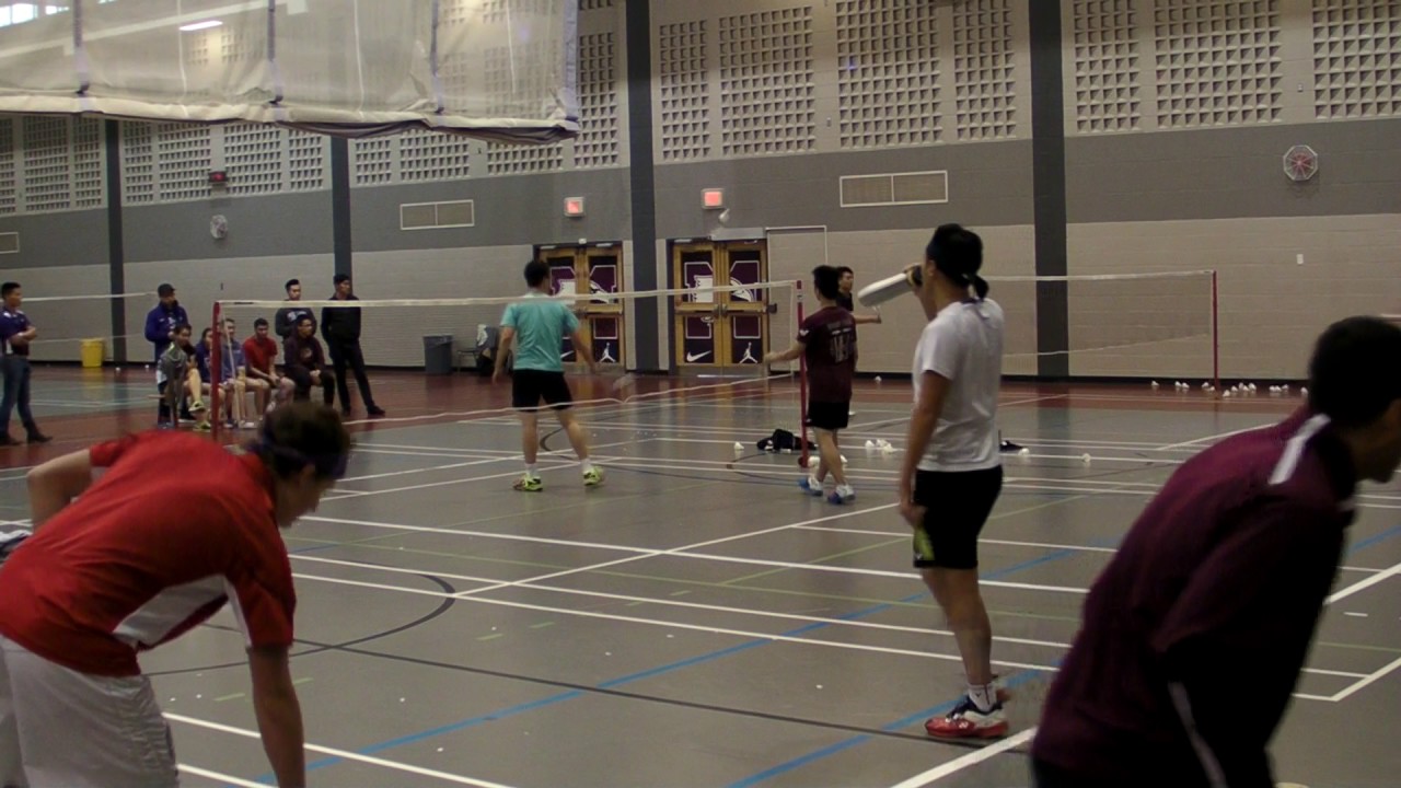 2016 McMaster Open Badminton Martin vs Clement - YouTube