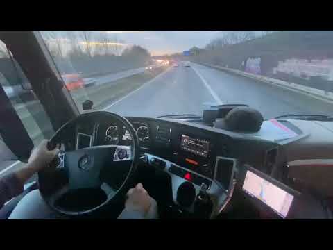 ali kınık son defa....Mercedes actros Almanya yolları