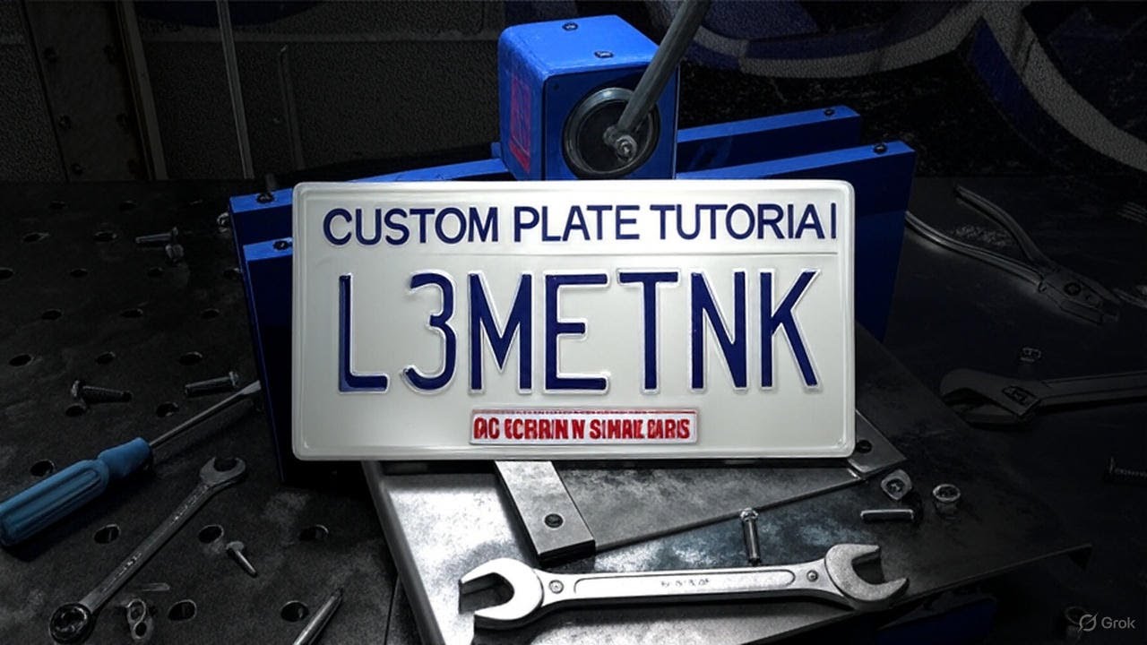 How to Get a CUSTOM PLATE in GTA Online (EASY 2025 Guide!) - YouTube