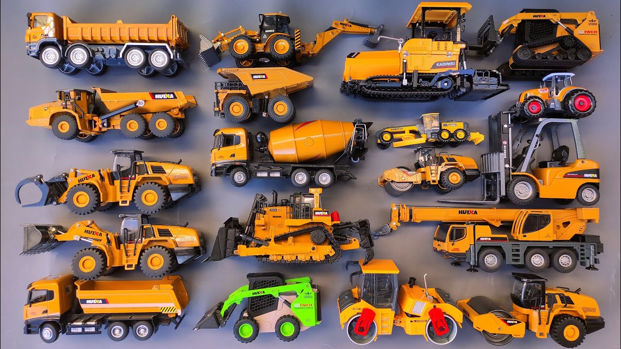 RC MACHINES COLLECTION, RC TRACTORS, MEGA RC TRUCKS, EXCAVATOR LESU ...