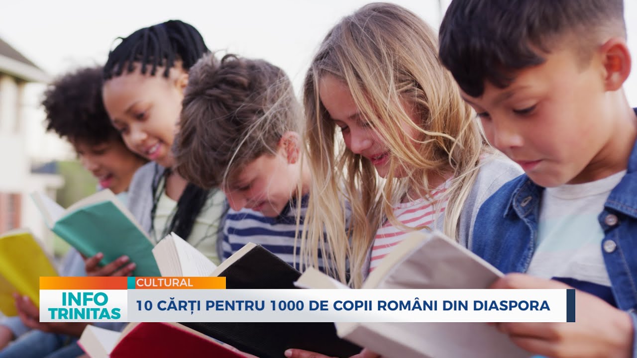 10 cărți pentru 1000 de copii români din diaspora - YouTube