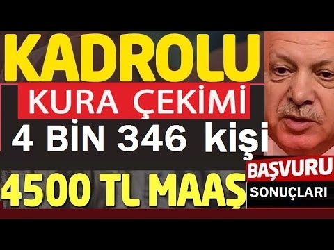 GSB 4 BİN 346 KADROLU İŞÇİ ALIMI BAŞVURU SONUÇLARI BİLGİLENDİRMESİ
