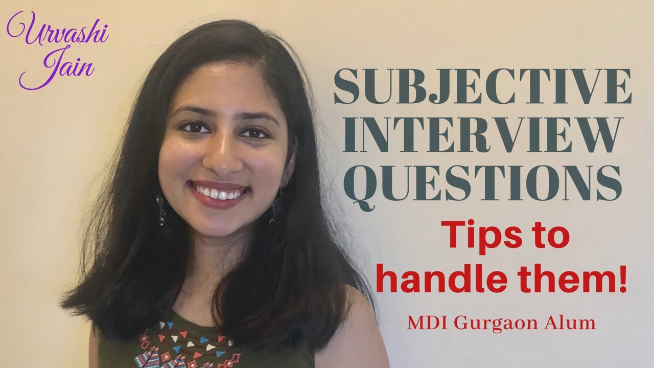 20 Subjective Questions YOU MUST prepare before any interview!! | Top ...