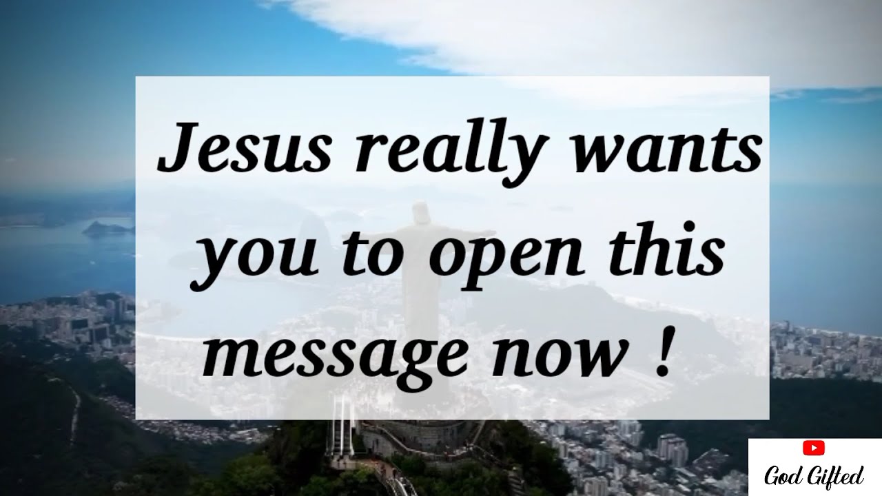 🎉 Jesus really wants you to open this message now 💥 God's message for ...
