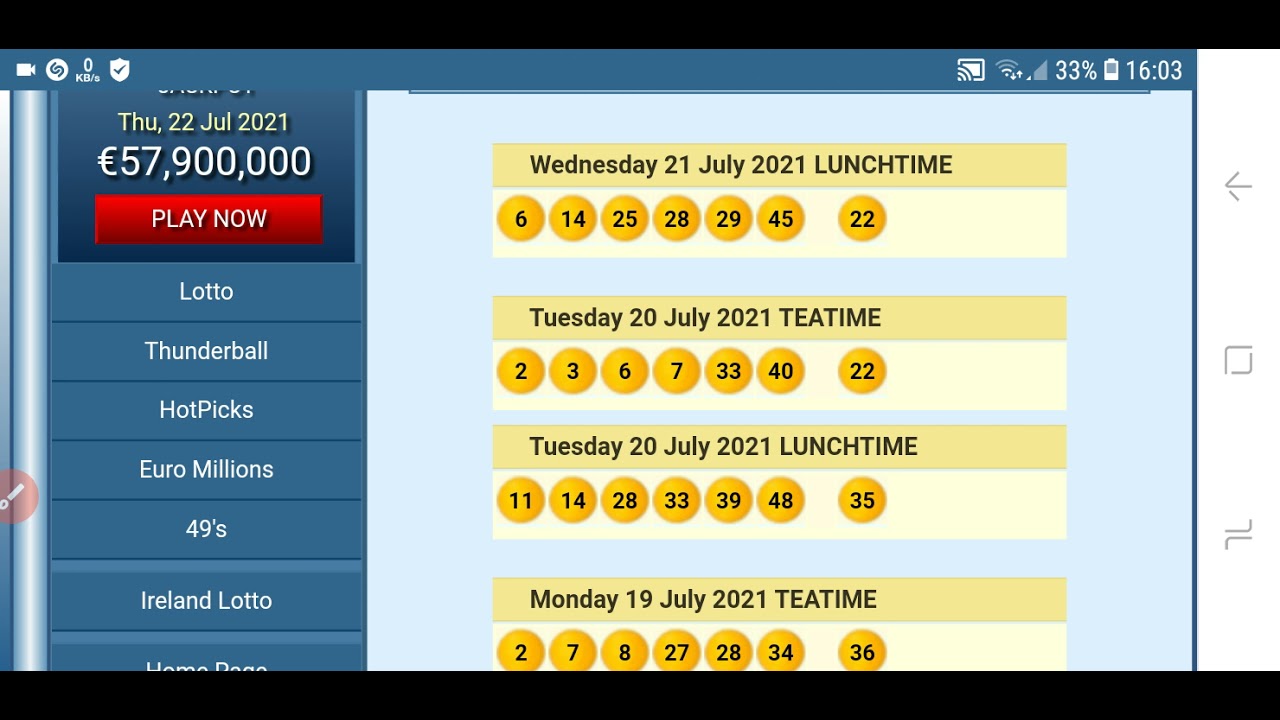 UK 49's Evening draw predictions (Wed,21 Jul) - YouTube