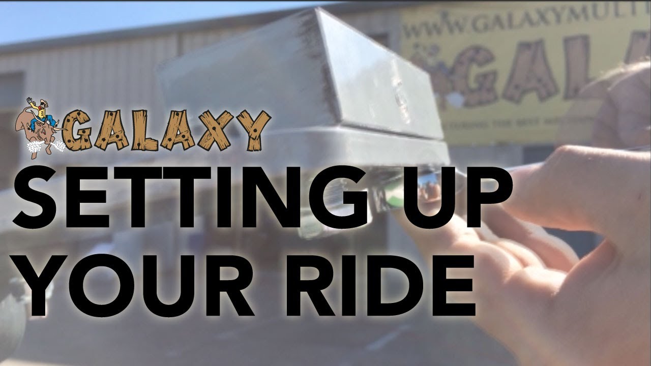 How to set up and operate your Galaxy Multi Ride mechanical bull - YouTube