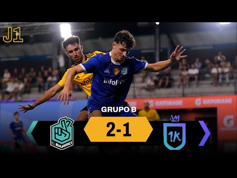 El Barrio de ADRI CONTRERAS VS 1K FC de IKER CASILLAS | Partido Completo Fase de Grupos J1 (2-1 ...