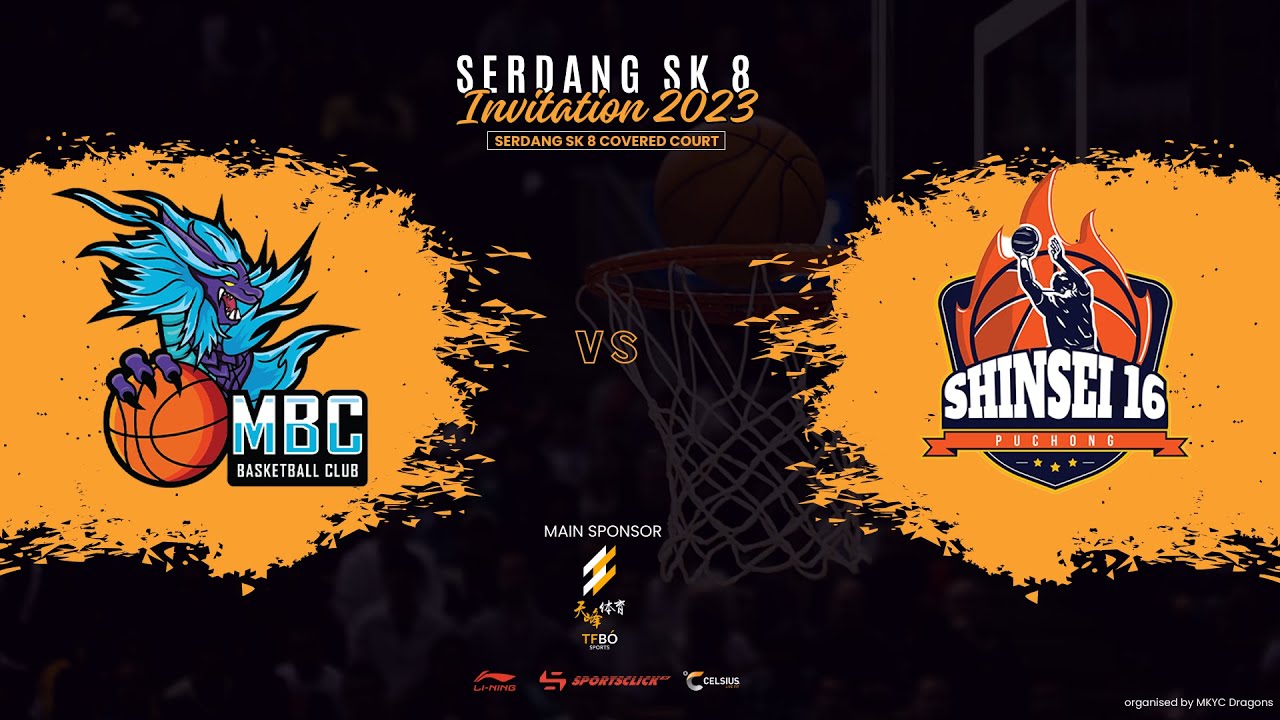 SERDANG SK 8 INVITATION 2023 | MEN'S SEMI FINAL | GAME 26 MBC KIRIN VS SHINSEI 16 - YouTube