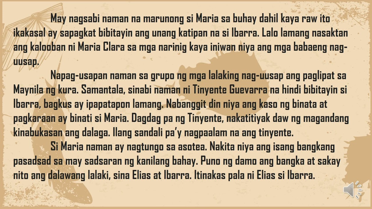 Noli Me Tangere : Kabanata 60 - Ikakasal na si Maria Clara by: Bb ...