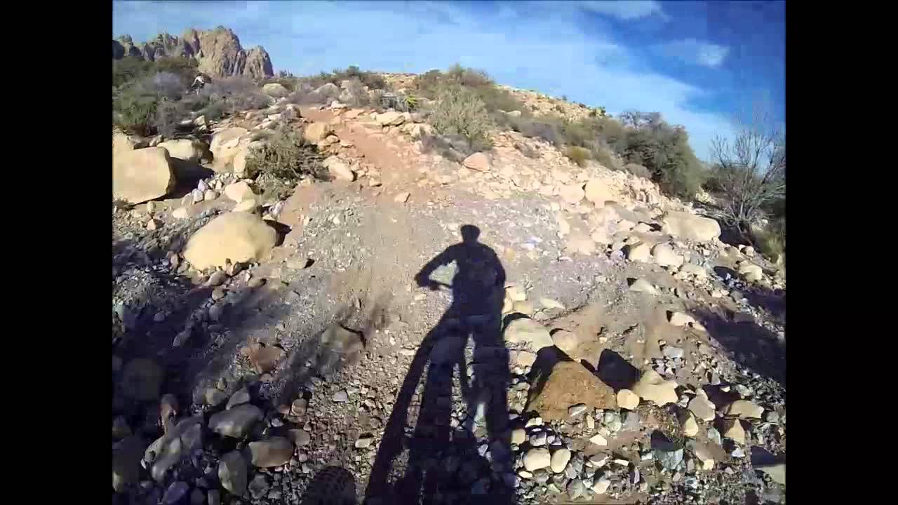 Las Vegas Mountain Biking - Blue Diamond Trails - Cottonwood - YouTube